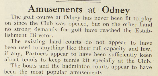 Amusements at Odney - John Lewis Partnership Memory Store