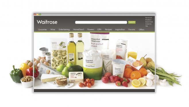 Waitrose essentials foodframe on Waitrose.com c2011 - Waitrose Memory Store