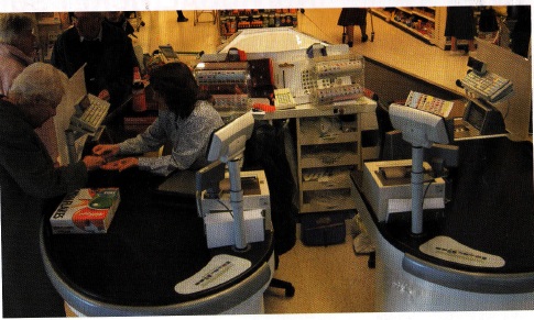 Check out our branch new back-to-back tills - Waitrose Memory Store