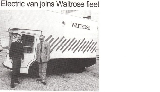 Electric van joins Waitrose fleet - Waitrose Memory Store