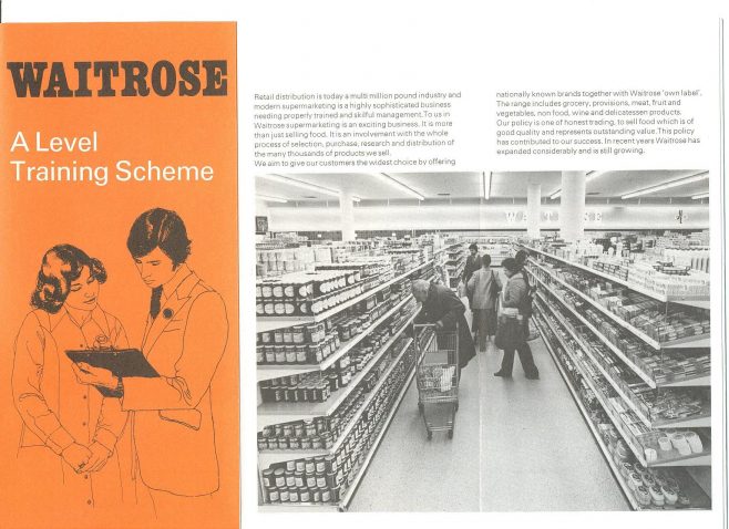 Waitrose training 'Aide memoire' for our policy. - Waitrose Memory Store