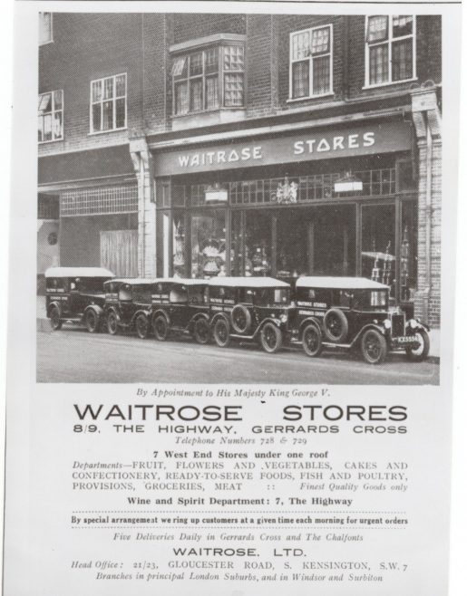 Delivering the goods - Waitrose Memory Store