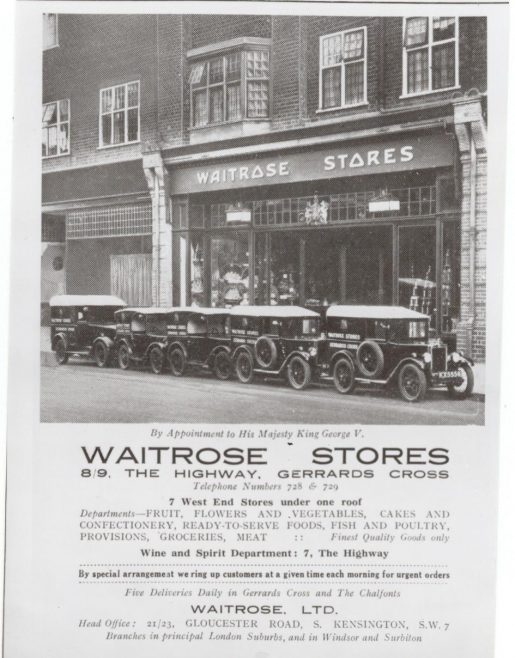 Gerrards Cross 59 - closed branch - Waitrose Memory Store