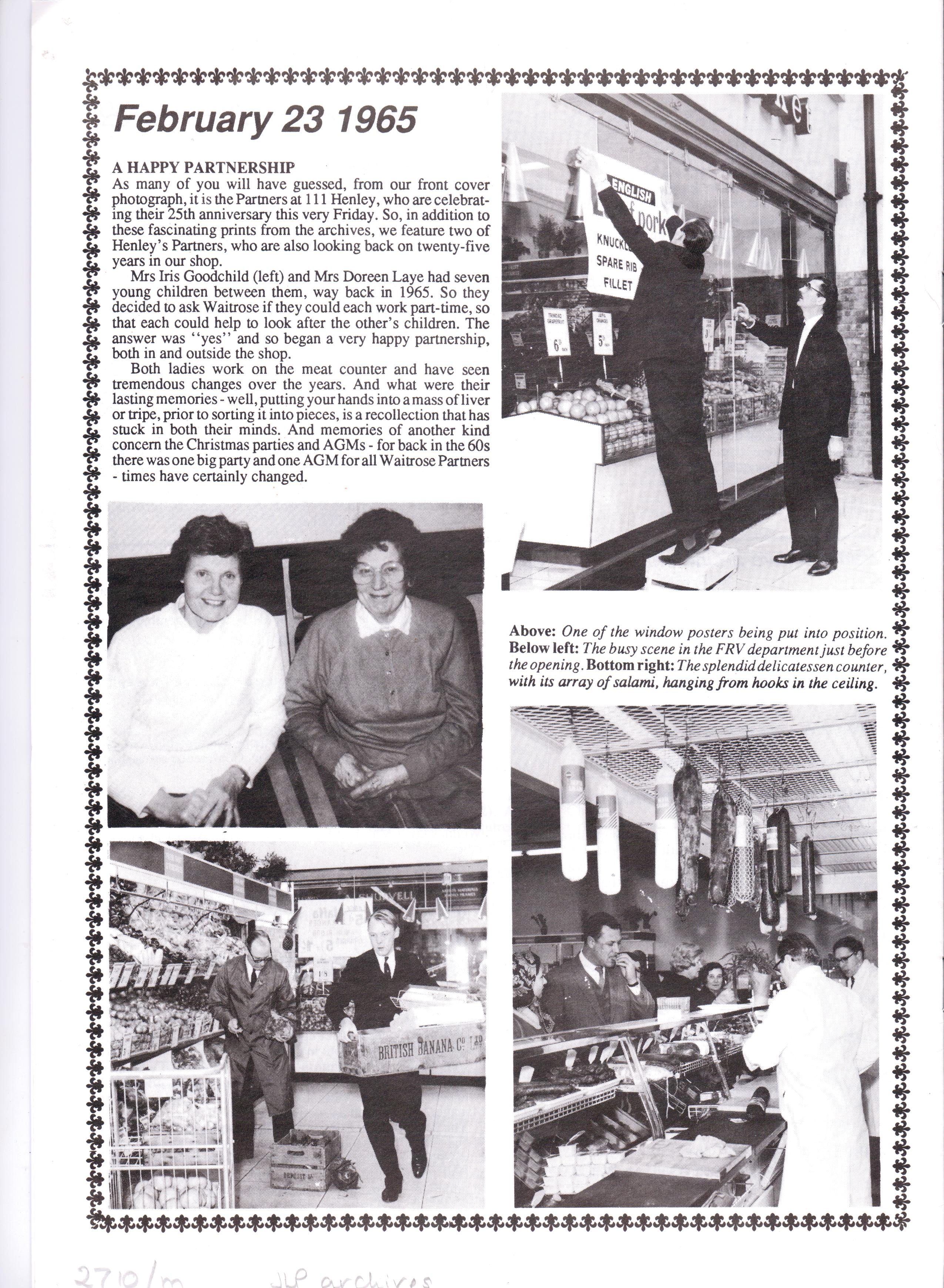 Waitrose Henley - Waitrose Memory Store